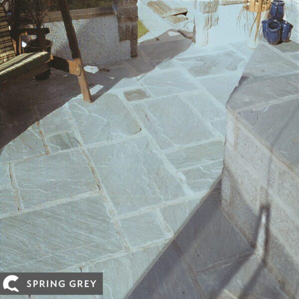 Glenstone Spring Grey Riven Sandstone | Caledonian Stone